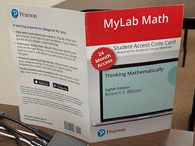 MyMathLab with EText--Access Card--Thinking Mathematically 8e "MyLab ...
