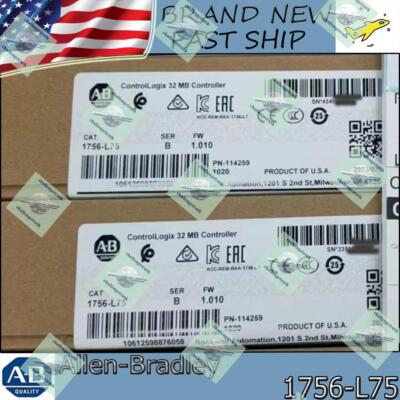 New Sealed 1756-L75 /B ControlLogix Logix5575 Processor 32 MB L75 ...