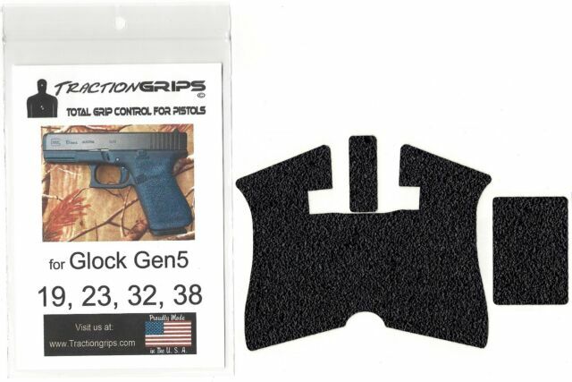 Tractiongrips Rubber Grip Tape for Glock 19 Gen5 With Half-moon Front ...