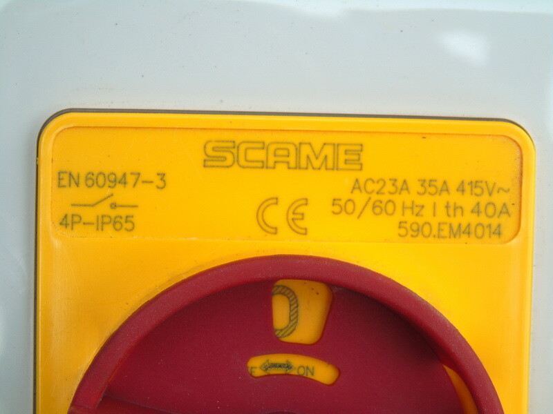 LOT-3PCS NEW SCAME ELECTRIC ISOLATOR SWITCH DISCONNECTOR 590.EM4014 EN ...