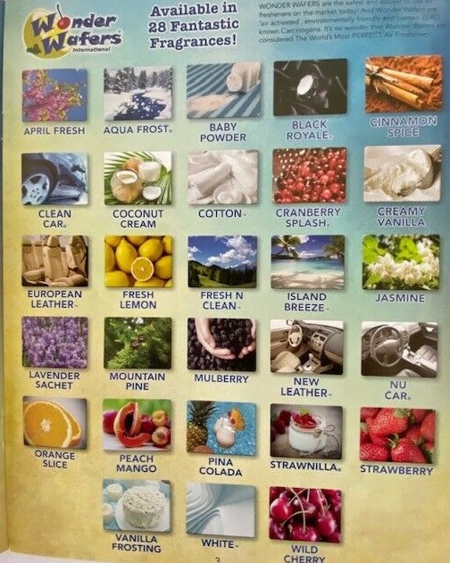 50 Wonder Wafers INDIVIDUALLY WRAPPED Air Freshener [ Choose your scent ...