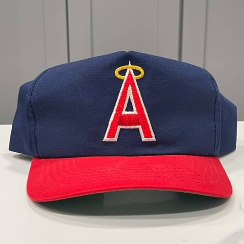 Vintage Los Angeles Angels Hat Blue Red Snapback Anaheim Baseball Cap ...
