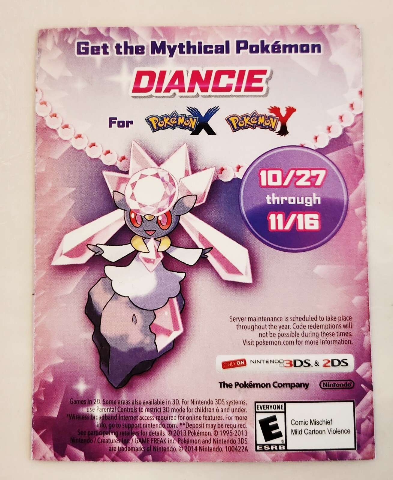Diancie Code