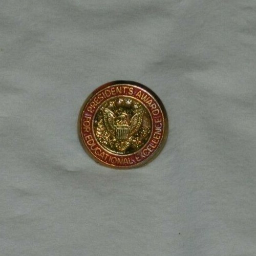 Vintage President's Award For Educational Excellence Lapel Pin with ...