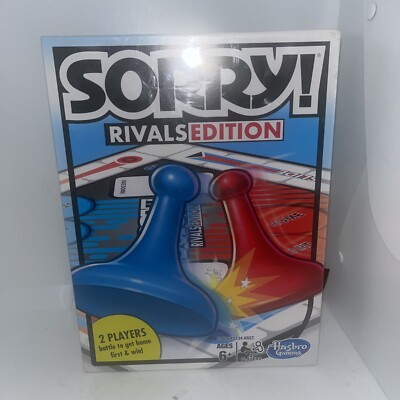 Hasbro Sorry! Special Rivals Edition Board Game 2 Players New Sealed | eBay