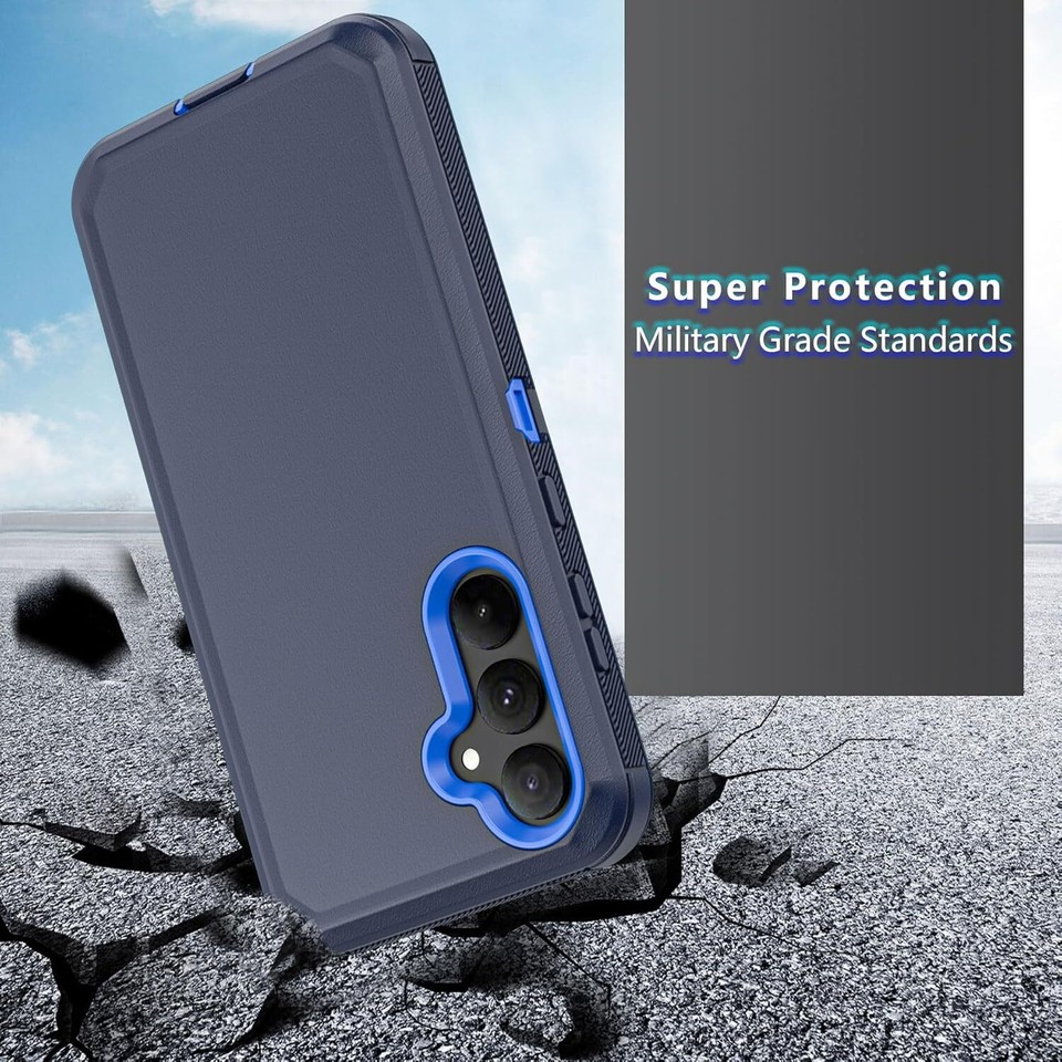 For Samsung Galaxy A35 5G Shockproof Heavy Duty Case Cover + Belt Clip ...