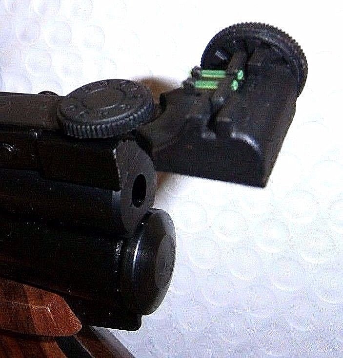 NEW! FIBER OPTIC MATCH GRADE REAR SIGHT For Crosman Steel Breech 2240 ...