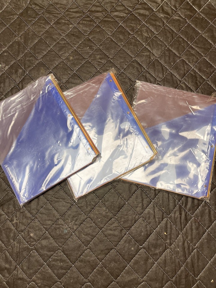 Seashell 25 Pack Poly Translucent Slash File Jacket,3 Hole Punch, J03 ...