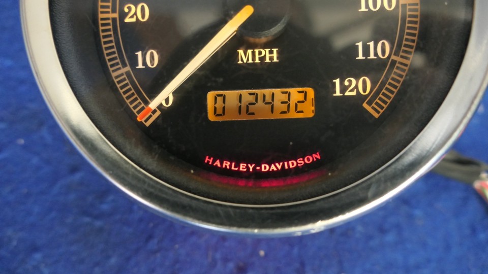 Genuine Harley Touring Dyna XL Sportster 4" Speedometer Speedo 99-03 ...