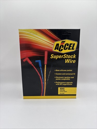 ACCEL 4049 Spark Plug Wire Set - 8mm - Super Stock - Graphite Core ...