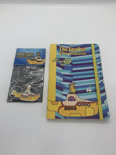 The Beatles Yellow Submarine Enamel Key Ring And Note Pad Suba Films ...