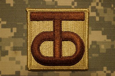 Authentic RARE US Army 90th Reserve Command DCU Desert Tan Sew On ...