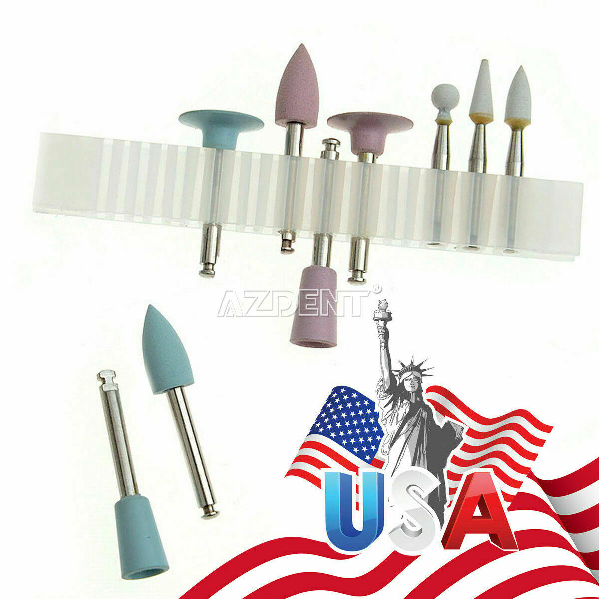 10 x kit de polissage composite dentaire AZDENT RA 0309 pour pièce à ...
