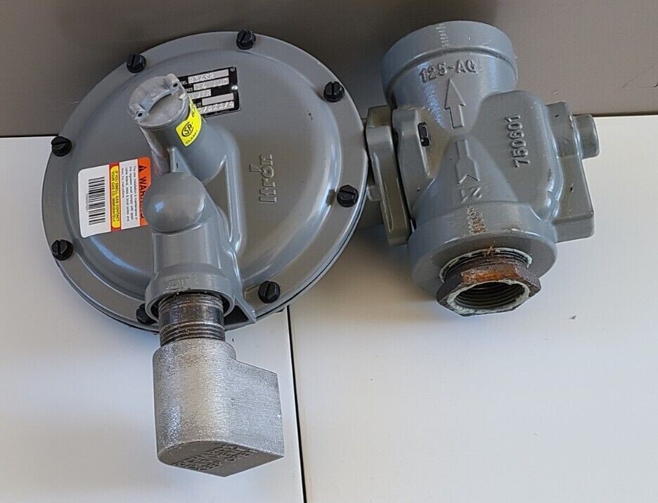 Itron B34SR Gas Regulator Valve NPT Thrd out Press 14iwc Orifice 5/8" X ...