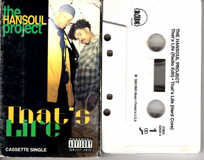 The Hansoul Project That's Life 1993 Cassette Tape Single Rap Hiphop | eBay