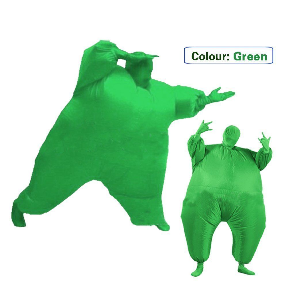 Inflatable Fancy Chub Fat Masked Suit Dress - Blow Up Halloween Party ...