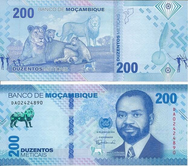 Mozambique - 200 Meticais 2024 UNC P. W158 Lemberg-Zp | eBay