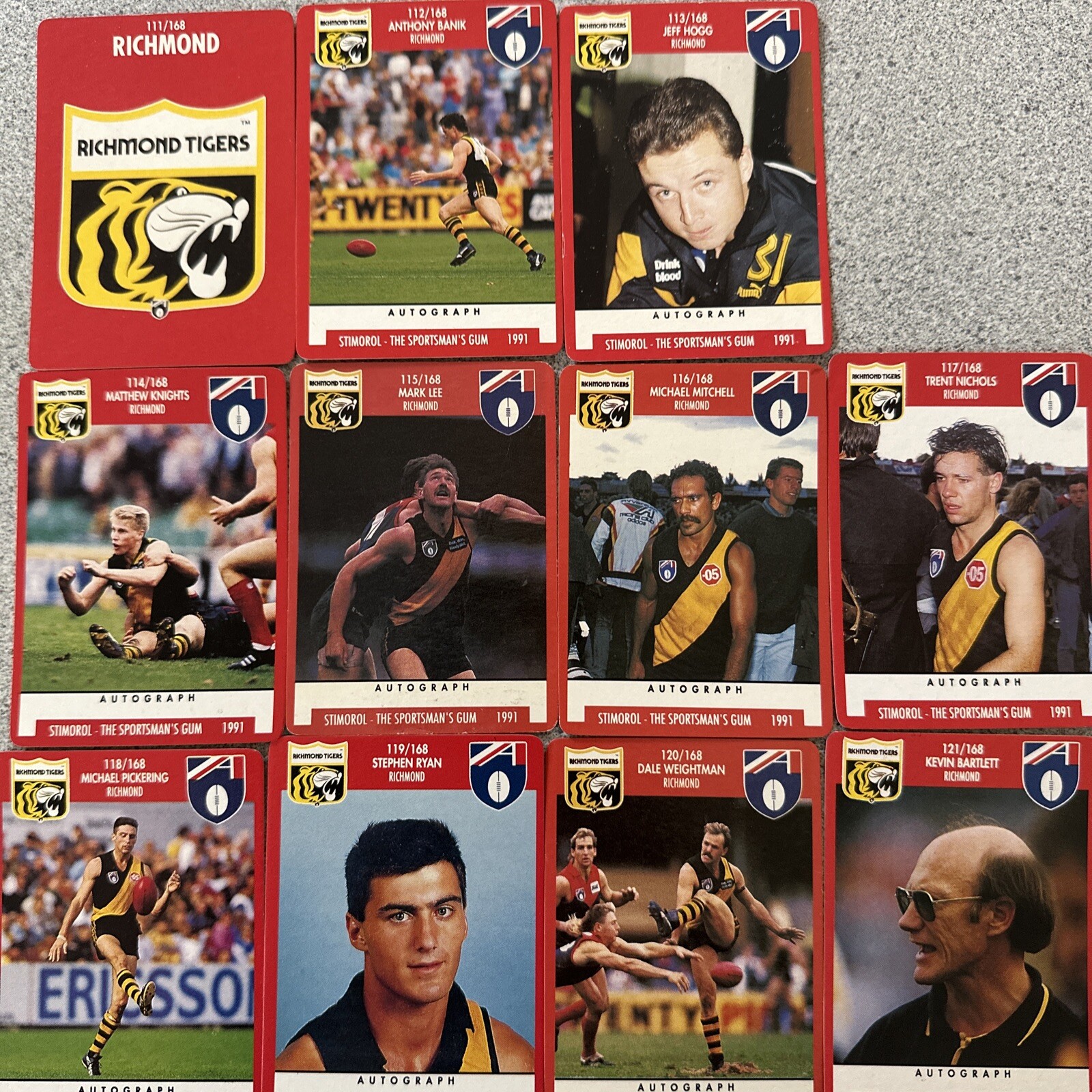 1991 AFL STIMOROL FOOTBALL CARDS (CHOOSE YOUR TEAM SET) | eBay Australia