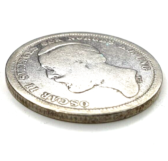 Sweden 1 Krona Crown 1883 Old RARE Silver coin - Silver Investment ...