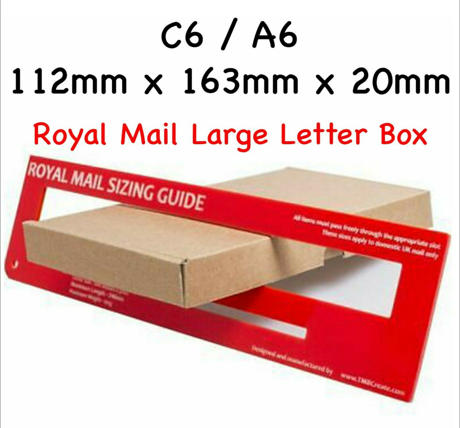 Royal Mail Large Letter Cardboard Postal Boxes C4 C5 C6 C7 DL boxes ...