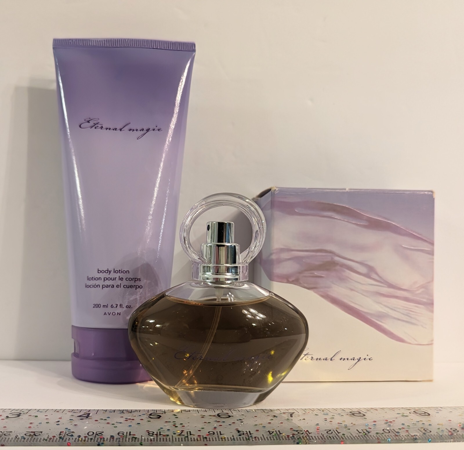 2 pc set AVON ~ Eternal Magic Trio ~ EDT Spray, Body Lotion, New Old ...