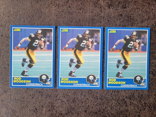 PICK 1 - 1989 Score ROOKIE Rod Woodson #78 - Pittsburgh Steelers Legend ...