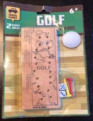 Golf Peg Board game, Brand New and Sealed | eBay