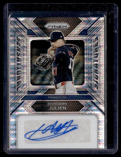 2024 Prizm #SS-EJ Edouard Julien Sensational Signatures Pulsar Prizm ...