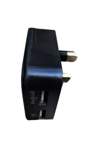 NEW SPEEDY FAST DUAL 2 PORT USB CHARGER 3 PIN UK MAINS WALL PLUG ...