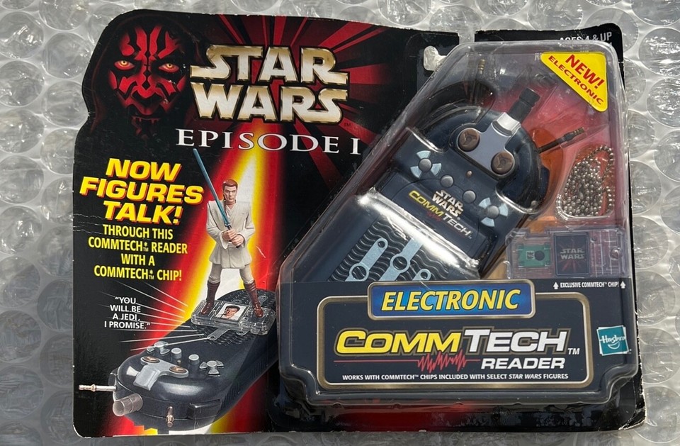 Star Wars Episode 1 Electronic COMMTECH READER Device 1999 TPM New ...