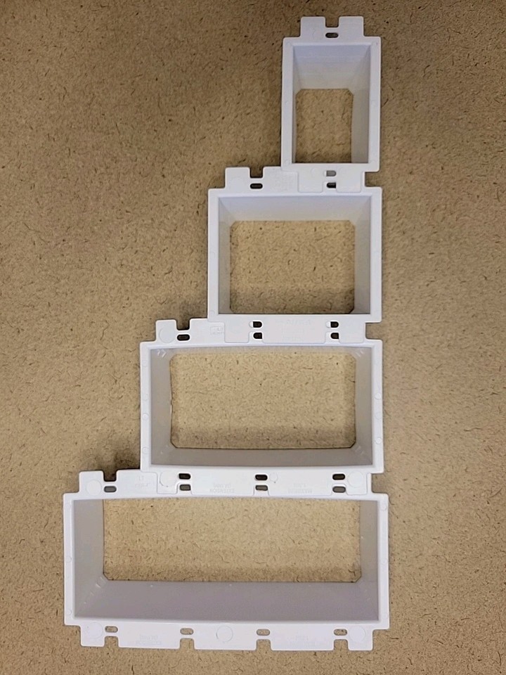 Box extenders, 1, 2, 3 & 4 Gang Like Arlington BE1, BE2, BE3, BE4 up to ...