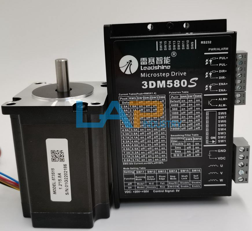 For Leadshine Intelligent Three-phase Stepper Motor Driver 3DM580S With ...