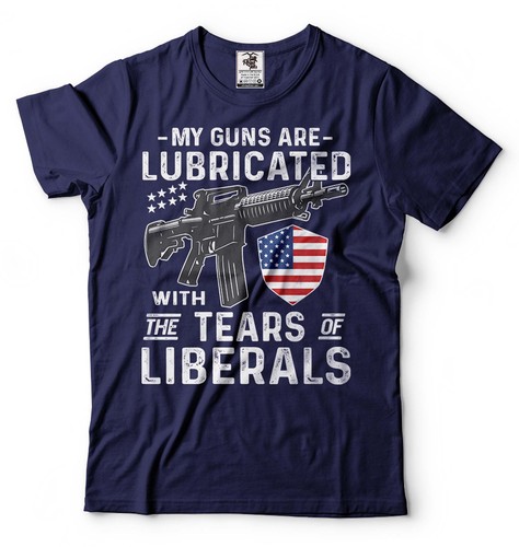 Funny Pro Gun Shirt Tears Of Liberals Shirt 2nd Amendment Shirt Anti ...