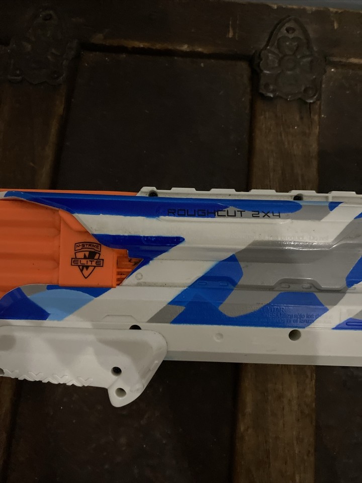 Nerf N-strike Elite Rough-Cut 2x4 Blaster Gun BattleCamo Camouflage Toy ...