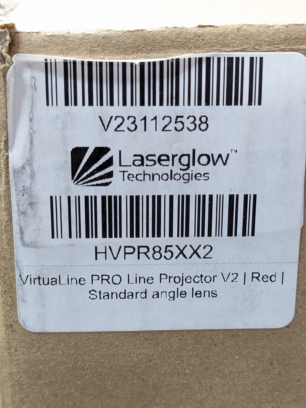 LASERGLOW VirtuaLine PRO Line Projector V2 Red Standard Angle Lens ...