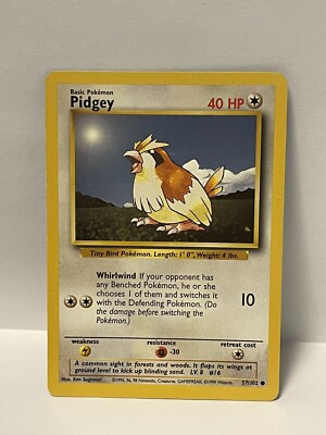 Pidgey - Base Set - #57 | eBay