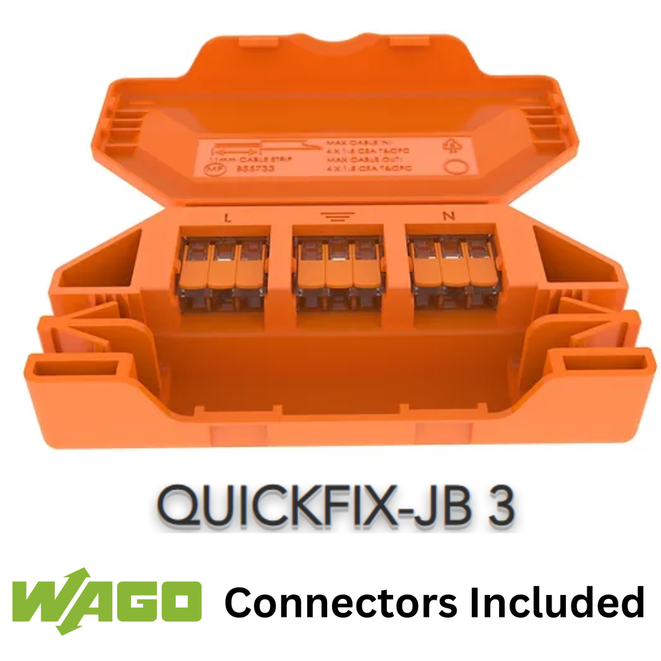 Quickfix Junction Box for Wago Connectors – QUICKFIX-JB 3 & QUICKFIX-JB 4 | eBay UK