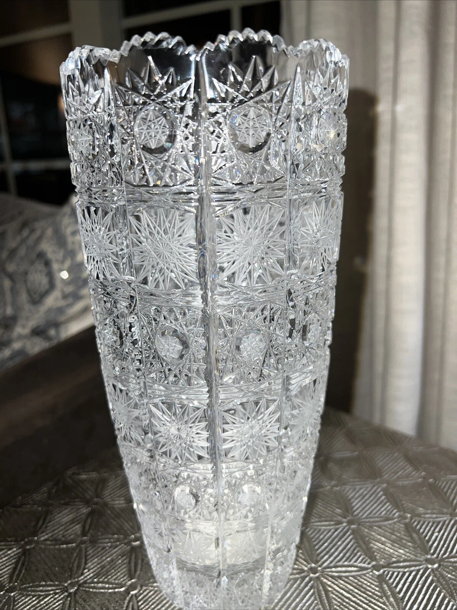 Antique Lead Crystal Vases