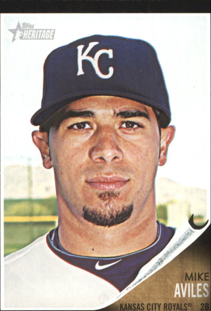 2011 Topps Heritage Black Kansas City Royals Baseball Card #C70 Mike ...