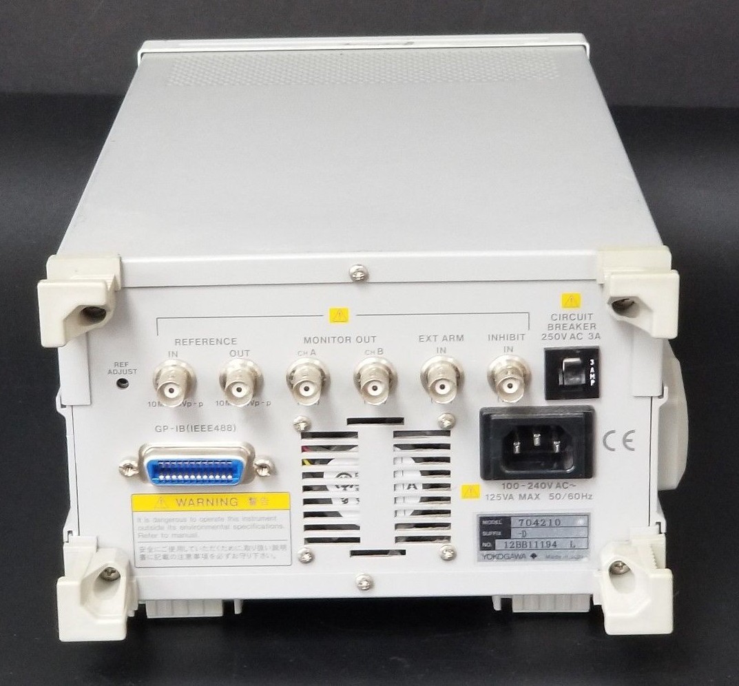 YOKOGAWA TA320 100PS RESOLUTION 14M/S TIME INTERVAL ANALYZER 704210 D ...