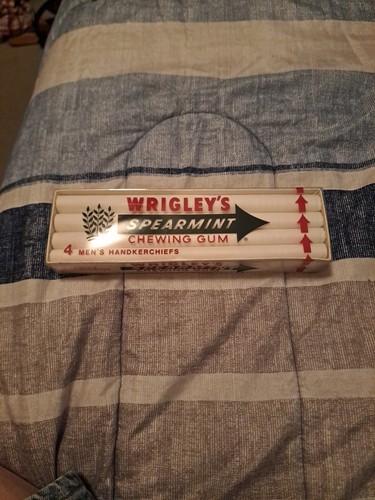 Wrigley's Spearmint Chewing Gum 4 Pack Of Handkerchiefs NIB | eBay