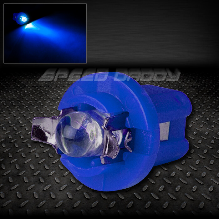 1 X 5MM LED T5 B8.5D 2721 286 BLUE AUTO INTERIOR DOME 12V LIGHT BULB ...
