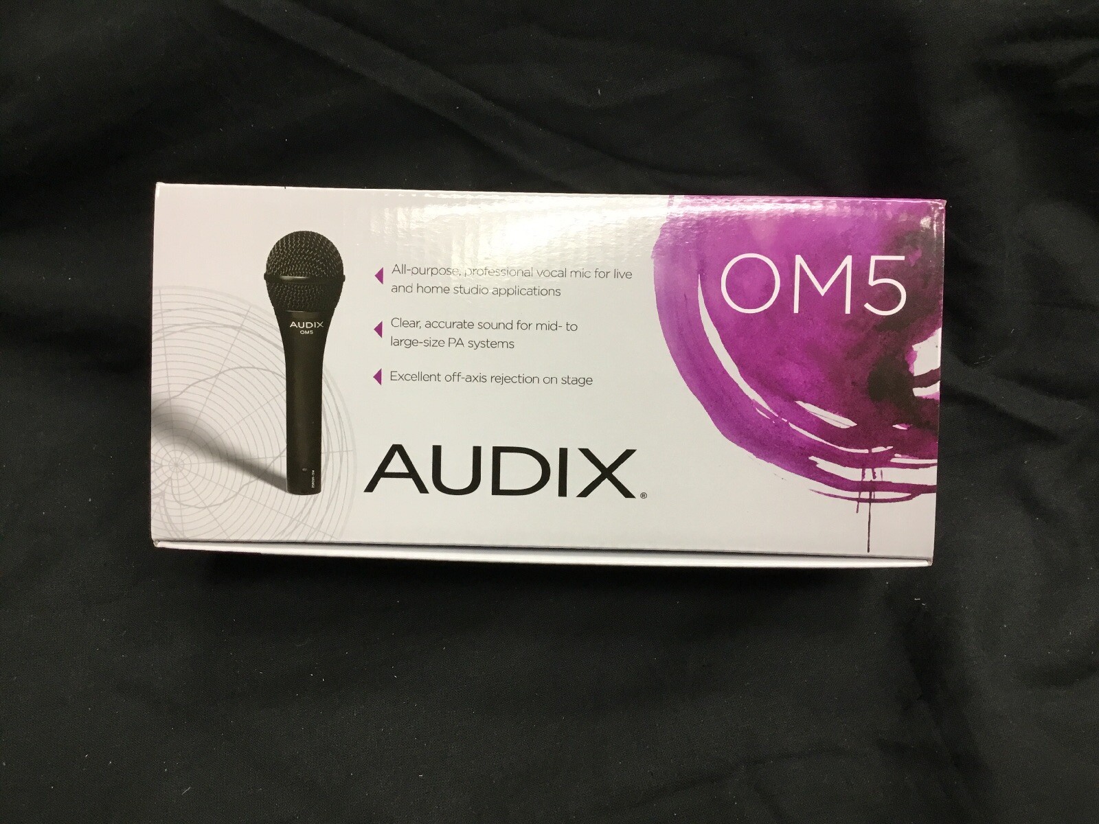BRAND NEW Audix OM5 Dynamic Hypercardioid Wired Pro Mic (Shure ...