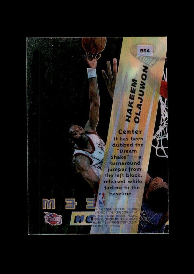 1997 Bowmans Best Shots: #B54 Hakeem Olajuwon NM-MT OR BETTER | eBay