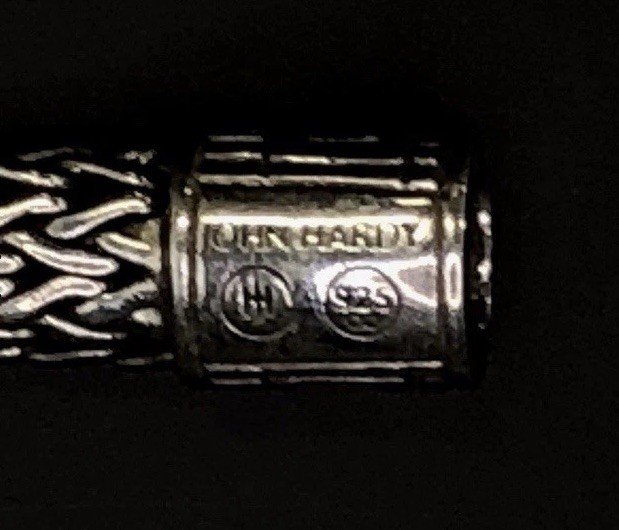 John Hardy Icon Bracelet Sterling Silver Black Sapphire bracelet 6.5MM ...