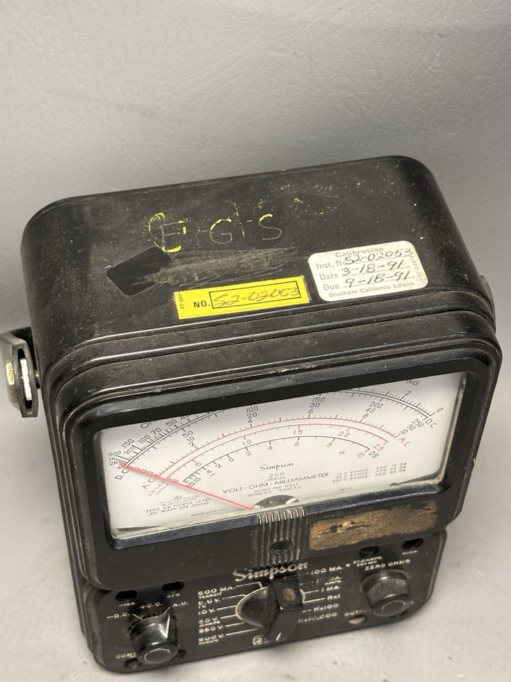 Vintage Simpson 260 Analog Multimeter | eBay