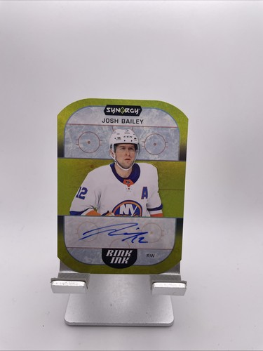 2022-23 UPPER DECK SYNERGY HOCKEY JOSH BAILEY RINK INK AUTO/DIE CUT ...