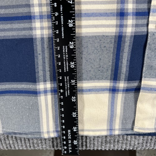 Dixxon Flannel Shirt The Brownells Six Gun Mens 4XL Blue Plaid Pearl ...