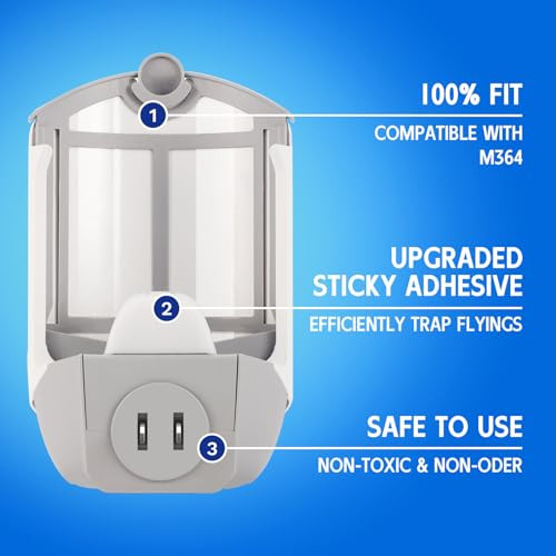 Pack Compatible with Plug-in Light M364 and Max, Replacement 8 Refill ...