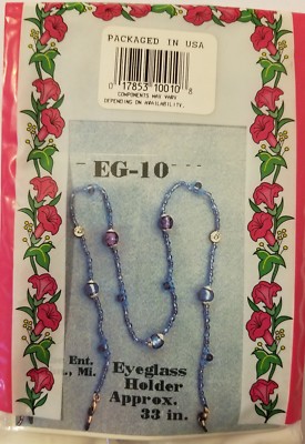 Beaded Eyeglasses Holders Sunglasses Retainers Strap Croakies Beading ...